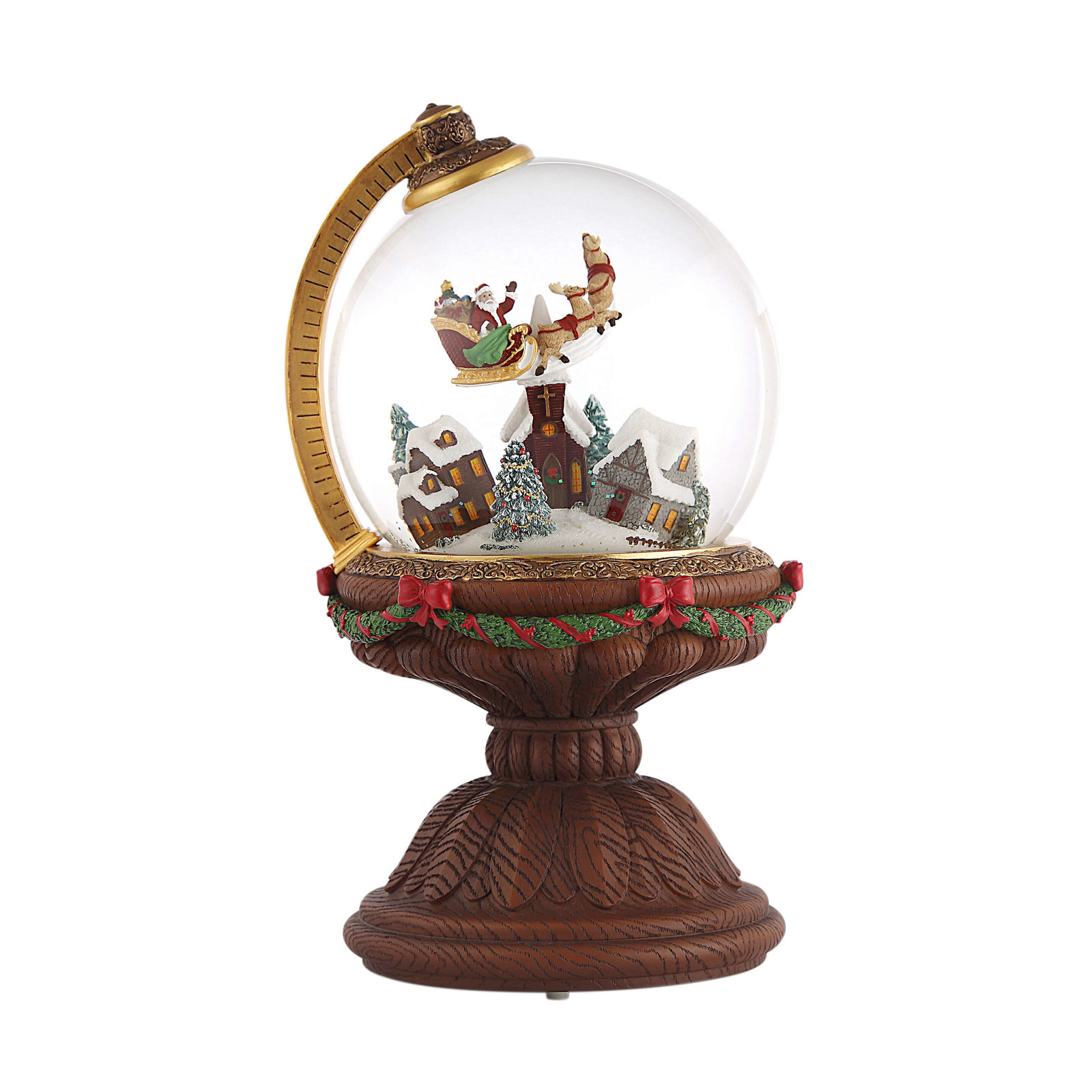 飞天圣诞老公公(地球仪款) 水晶球音乐盒 聖誕禮物 | 赞尔JARLL品牌官方网站